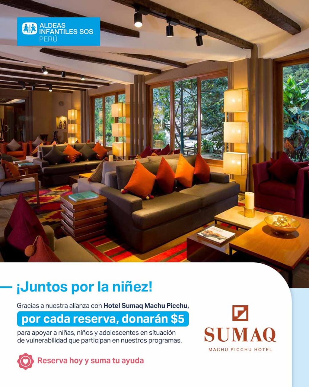 Hotel Sumaq Machu Picchu se une a Aldeas Infantiles SOS Perú para ...